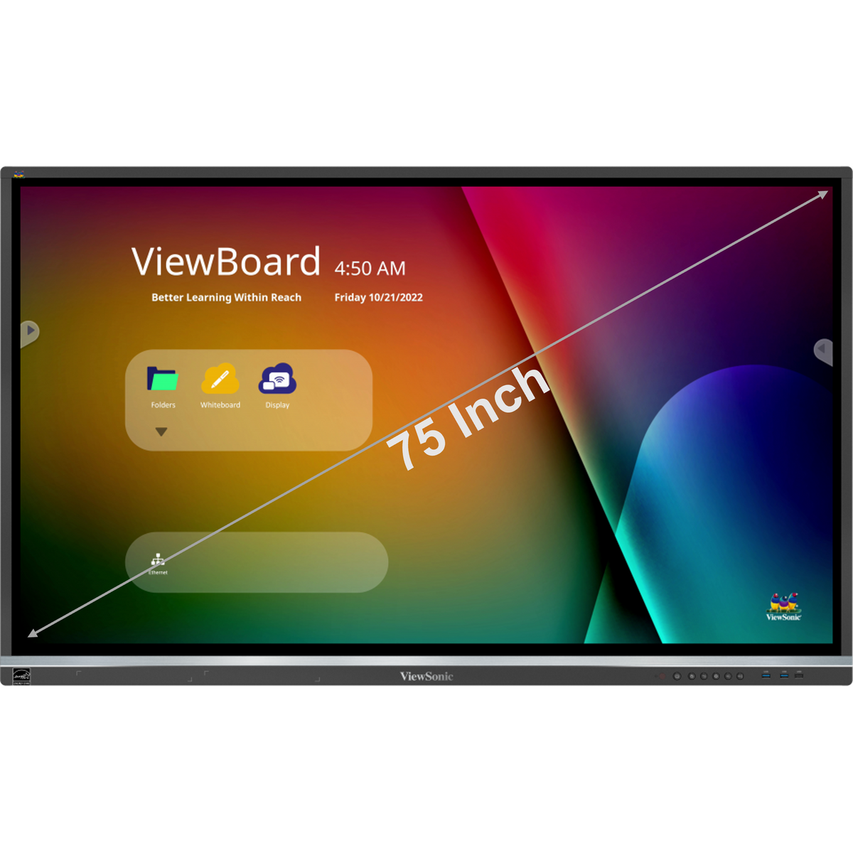 50-5 Series 75" ViewSonic ViewBoard IFP7550-5 Interactive Panel ...