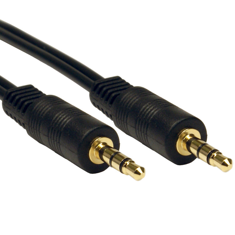 3.5mm (M) to 3.5mm (M) Audio Cable - 1m – Crusader AV