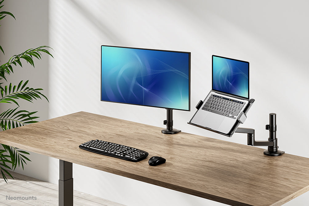 Neomounts DS20-425BL1 NEXT Lite Laptop Desk Mount – Crusader AV