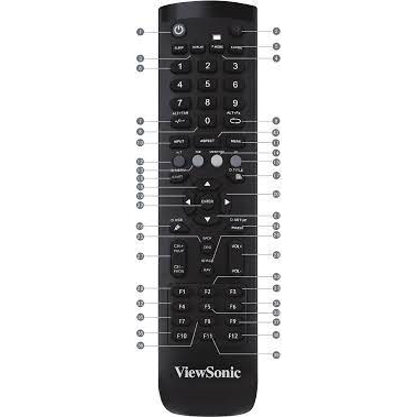 ViewSonic IFP5533, IFP6533, IFP7533, IFP8633 Remote Control – Crusader AV